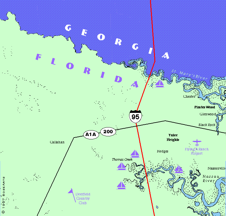Map Of Coast Of Florida